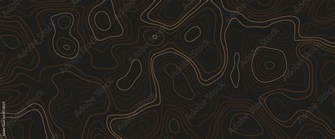 Topographic Multicolored Linear Background Abstraction With Place For Text Map Line Of