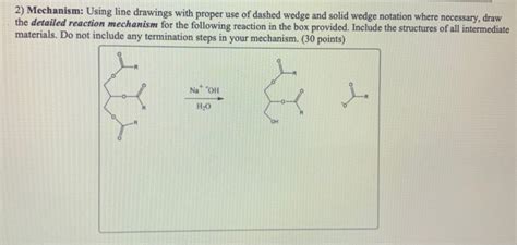solved predict the products using line drawings with proper