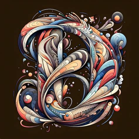 Premium Photo Vibrant Abstract Objects Colorful Alphabet Letters