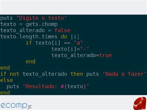 Introdução à Programação Em Ruby