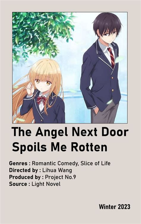 The Angel Next Door Spoils Me Rotten Minimalist Poster Recommended