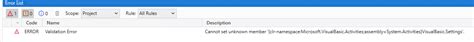 Validation Error Cannot Set Unknown Member Clr Namespacemicrosoft
