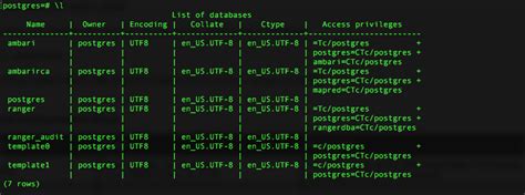 Installing Apache Ranger With Ambari Postgresql Cloudera Community