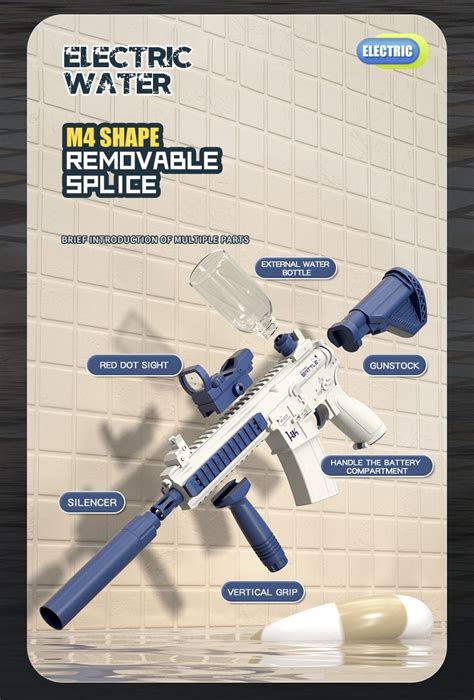 Novo M416 água Glock Pistola Elétrica Brinquedo De Tiro Automático Completo V