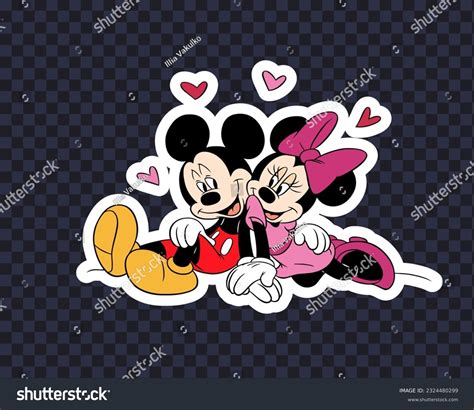 Minnie Mouse Cartoon Character