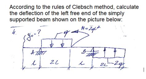 Solved According To The Rules Of Clebsch Method Calculate