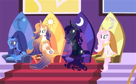 Mlp Rulers Of The Sun And Moon By Velveagicsentryyt On Deviantart