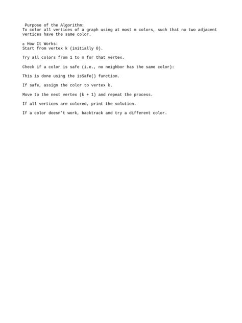 purpose of the algorithm pdf