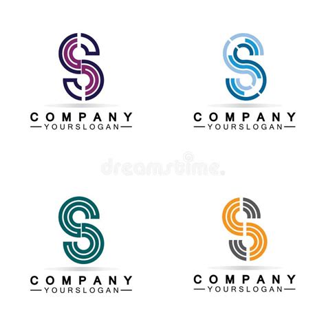 S Logo Letter S Logo Icon Design Template Stock Vector Illustration