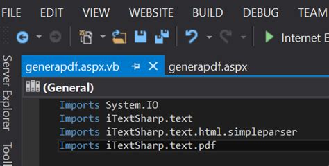 genera pdf de web form con itextsharp