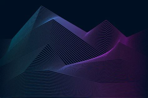 Free Vector Data Visualization Dynamic Wave Pattern Vector