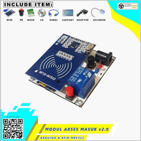 Jual Modul Reader Akses Masuk Arduino Rfid Kunci Pintu Elektronik