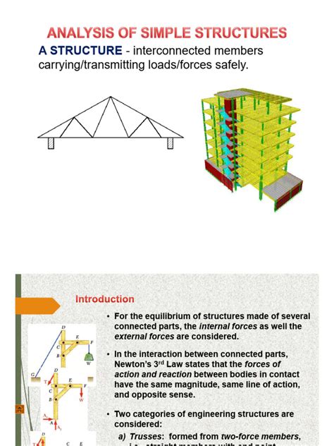 Chapter 4 Anaylysis Of Simple Structures 2023 Pdf Truss Force
