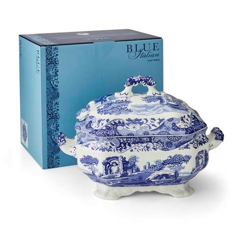 Spode Blue Soup Tureen Spode