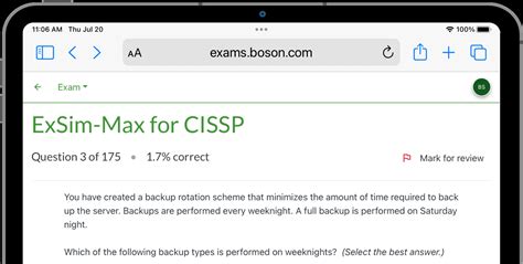 Exsim Max For Cissp Practice Exam Plus Practice Lab