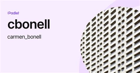 Cbonell Carmenbonell Profile Padlet
