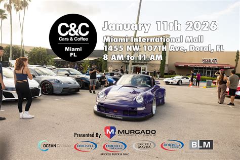 Cars And Coffee Miami January 11th 2026