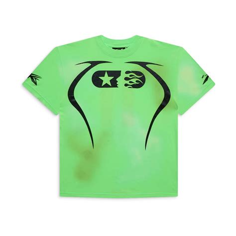 Hellstar Warm Up T Shirt Neon Common Hype