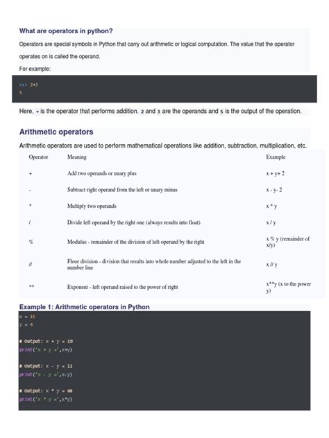 python operators pdf pdf logic mathematics