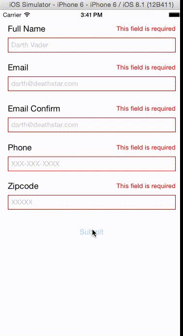 A Rule Based Validation Library For Swift