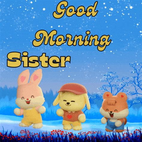 35+ Good Morning Gifs For Sister - Good Morning GIFs