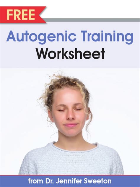Autogenic Training Worksheet Pdf