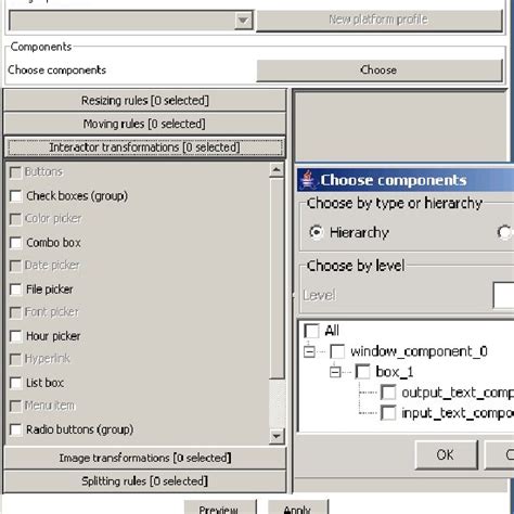 TRANSFORMATIONS APPLIED FOR GUI REFORMATTING Download Scientific Diagram