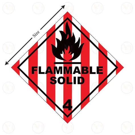 Class 4 1 Flammable Solid Noub Art