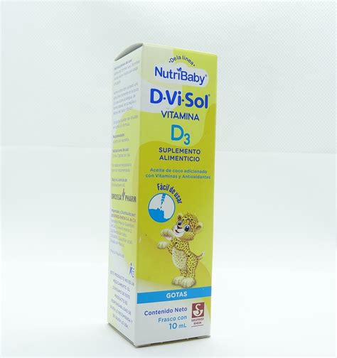 Dvisol Vitamina D Gts 10ml Suplemento Alimenticio Emerita Farmacias