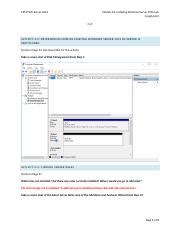 Exploring Windows Server Installation Activities Course Hero