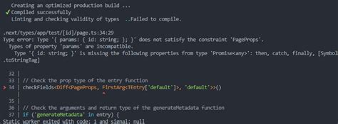 Typescript Npm Run Build Getting Error An Next Js App For Dynamic Routing V1514 Stack Overflow