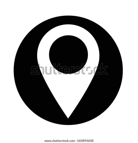 Gps Location Map Pointer Icon Stock Vector Royalty Free 560894608 Shutterstock