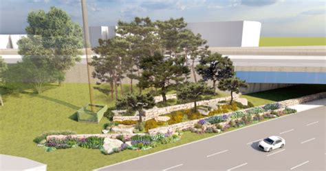 송파구 송파대로 시작과 끝에 정원형 명품 소나무 숲 조성