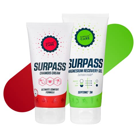 Surpass Pro Cycling Bundle Chamois Cream And Magnesium Gel Surpass