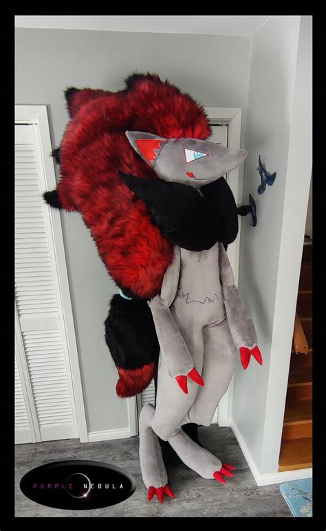 Life Sized Plush Zozoark 8 Feet By Purplenebulastudios On Deviantart