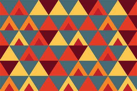 Abstract Geometric Triangle Seamless Pattern Vector Art At Vecteezy