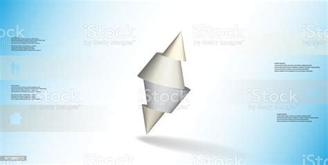 3d 그림의 모티브로 Infographic 템플릿 아군된 콘 4 컬러 부분을 슬라이스 하 고 비스듬히 배열 간단한 로그인 텍스트 색상 배너에 있다입니다 배경 빛은 블루 0