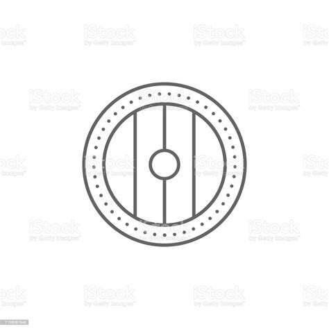 중세 방패 아이콘입니다 중세 시대 아이콘의 요소입니다 웹 사이트 디자인 및 개발 앱 개발을 위한 얇은 라인 아이콘 프리미엄 아이콘 0명에 대한 스톡 벡터 아트 및 기타