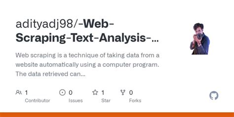 Aditya D On Linkedin Github Adityadj98 Web Scraping Text Analysis