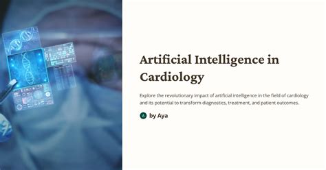 artificial intelligence in cardiology