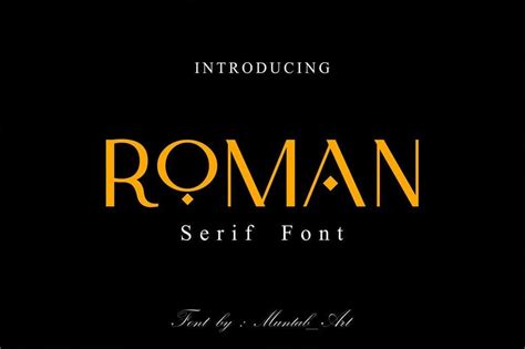 Roman Modern Serif Font Dfonts