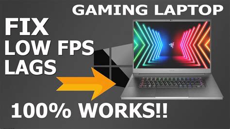 How To Fix Lags And Low FPS On Your Gaming Laptop YouTube