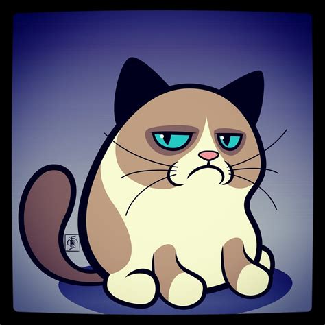 Grumpy Cat Cartoon Drawing At Explore Collection