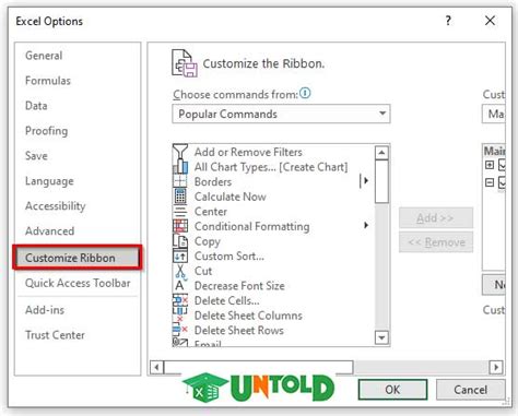 Ms Excel Ribbon And Its Function Tabs And Features Excel Untold
