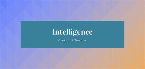 Different Types Of Intelligence Theory Rajras Ras Exam Preparation
