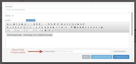 webed user guide notifications