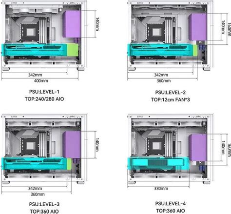 Jonsbo D31 Mesh Sc White Micro Atx Computer Case With Sub Hd Lcd Display M Atx Dtx Itx