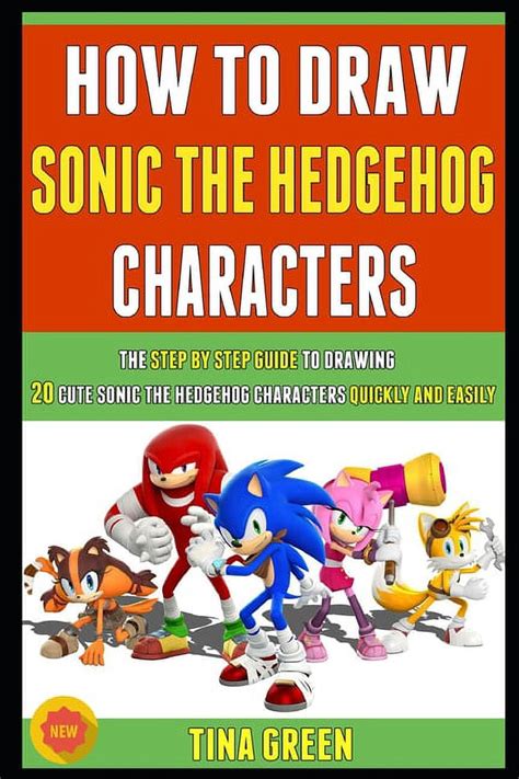 Sonic The Hedgehog Drawing Steps