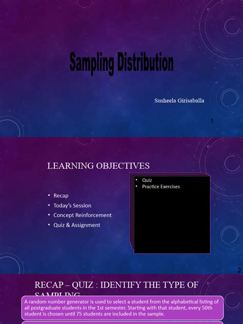 Sampling Distribution Pdf