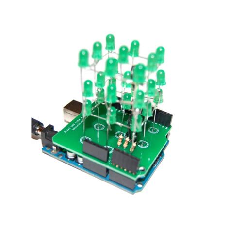 Cubo De Leds 3x3x3 Arduino ShieldSeeed Studio